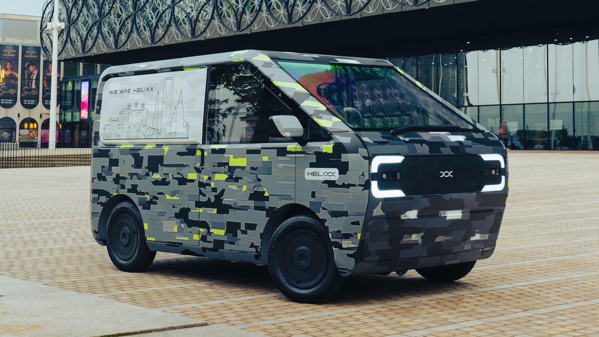 This 3D printed delivery van is the first of a full range of Helixx ...
